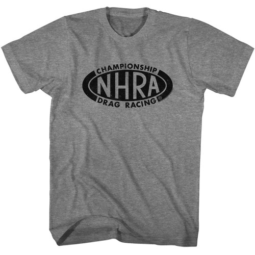 National Hot Rod Association NHRA Championship Logo Graphite Heather ...