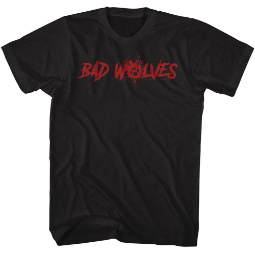 Bad Wolves Splatter Black T-Shirt
