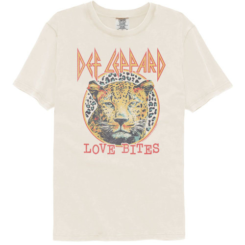 Def Leppard Love Bites Ivory Comfort Colors T-Shirt