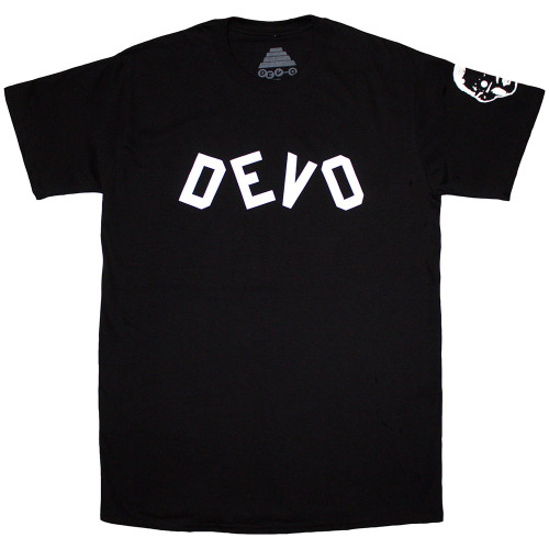 Devo Unisex T-Shirt Booji Boy (Black) (Sleeve Print)