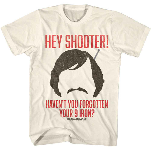 Happy Gilmore Hey Shooter Natural T-Shirt