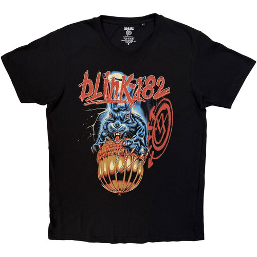 Blink-182 Unisex T-Shirt Acorn Rabbit (Black)