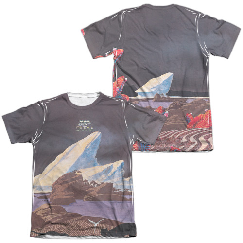 Yes Drama (Front/Back Print) Adult Sublimated T-Shirt White