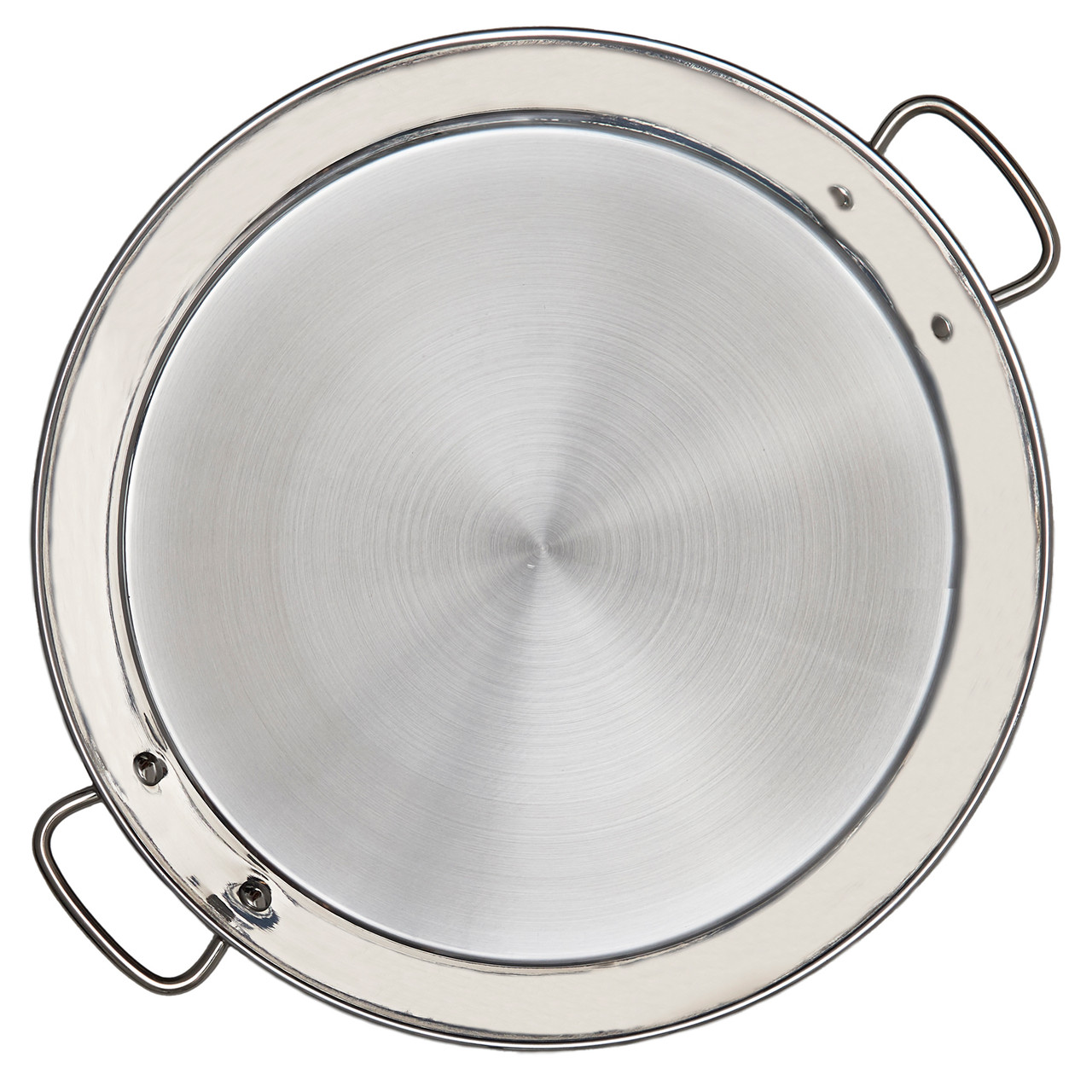 14" Stainless Flat Bottom Paella Pan for Induction (36 cm) La Paella