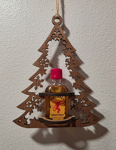 Mini Bottle Holder Tree Ornament - Dakota Rustic Creations