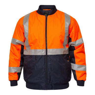 Hivis Bomber Jacket X-Tape - Splash Alley