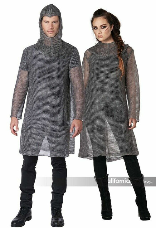 Metallic Knit Chainmail Tunic