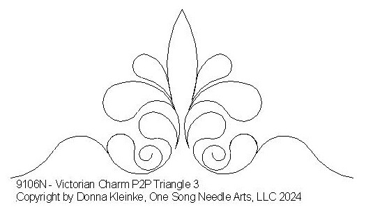 Victorian Charm P2P Triangle 3 - 9106N (In Victorian Charm Set 1) (Incl ...