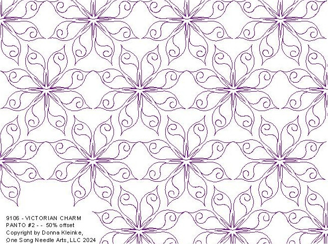 VICTORIAN CHARM SET #1 - #9106 - 27 Patterns - One Song Needle Arts