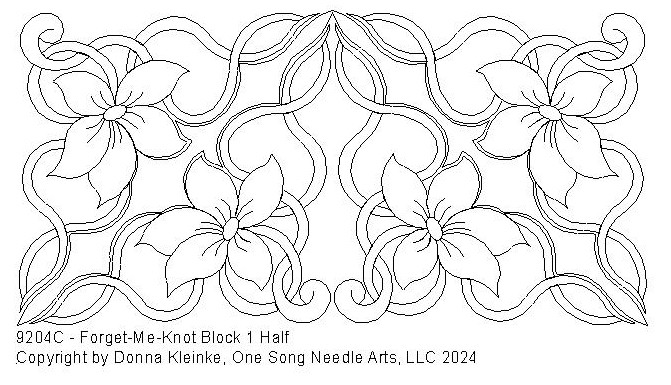 XX Forget-Me-Knot - #9204 (In Forget-Me-Knot Set #1-#9204 Series)