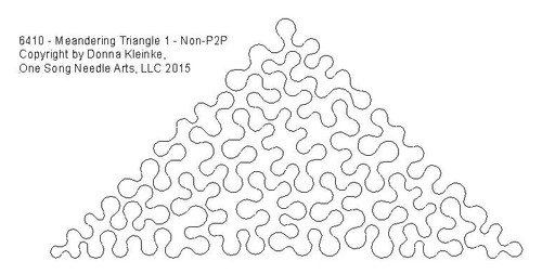 Meandering Triangle 1 - #6410-VP47 (Incl in TRIANGLES PKG #1-REG) - One ...