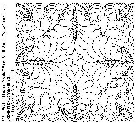 Feather Illusions Pearls 2 Block 5 - #8081 - One Song Needle Arts