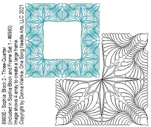 Sophia Block 2 - Three-Quarter - #8980E (included in Sophia Block and ...