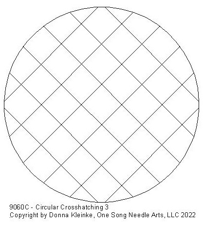 Circular Crosshatching 3 - #9060C (in Pkg #3 - Sept 2022)- - One Song ...