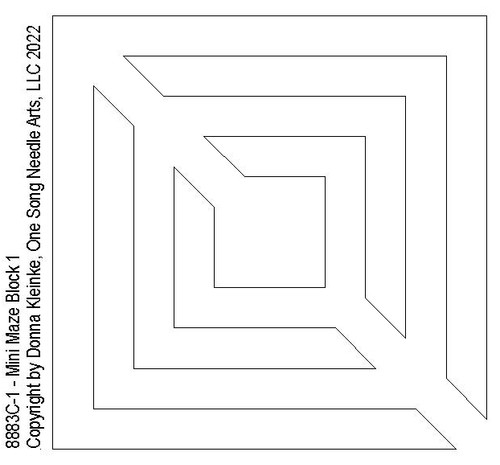 Mini Maze Block 1 - #8883C-1 (in Pkg #4 - Oct 2022) - VP39 (Incl in ...