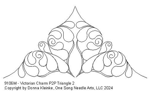 Victorian Charm P2P Triangle 2- #9106M (In Victorian Charm Set 1 ...