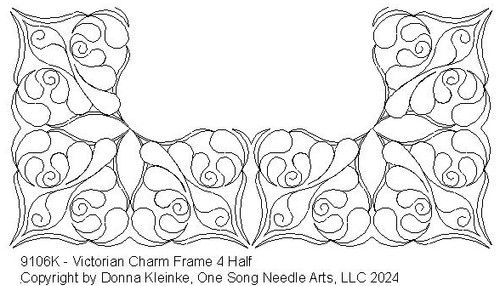 Victorian Charm Frame 4 Half - #9106K (In Victorian Charm Set 1) - VP53