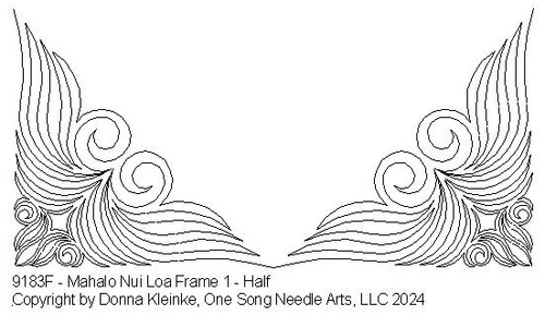 Mahalo Nui Loa Frame 1 - Half - #9183F (In Pkg #15-May-2024-B) - VP52-