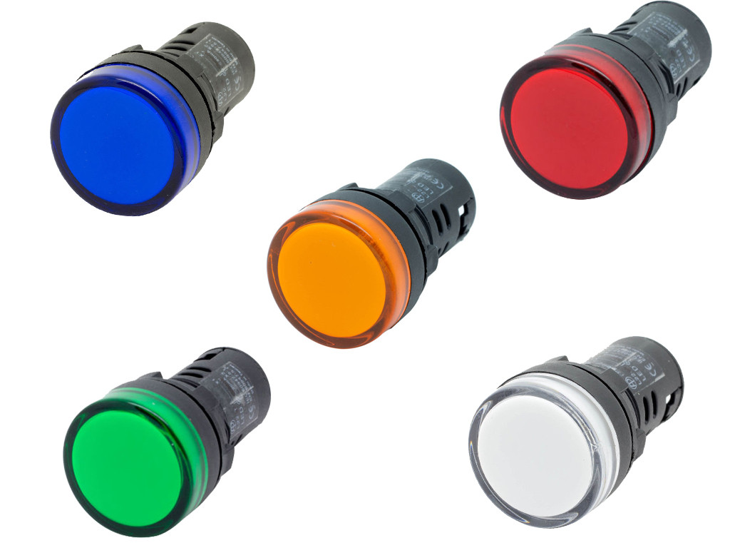 Auspicious PLN30 30mm Pilot Panel Indicator Light LED Lamp - Alpinetech