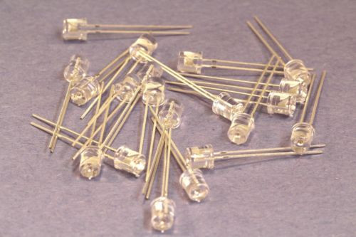 20 X 5MM FLAT TOP RED LED WIDE ANGLE 5000mcd - Alpinetech