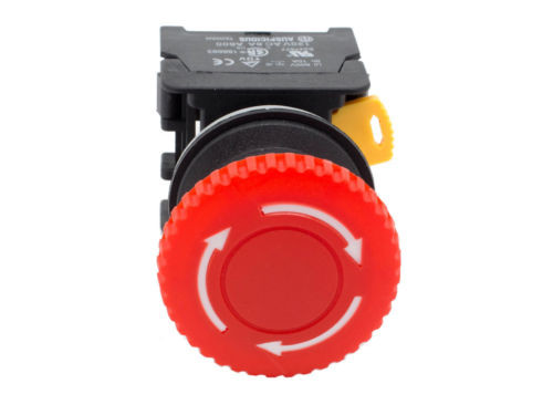 Auspicious MBL30 Red 30mm Emergency Stop Push Button Switch LED ...