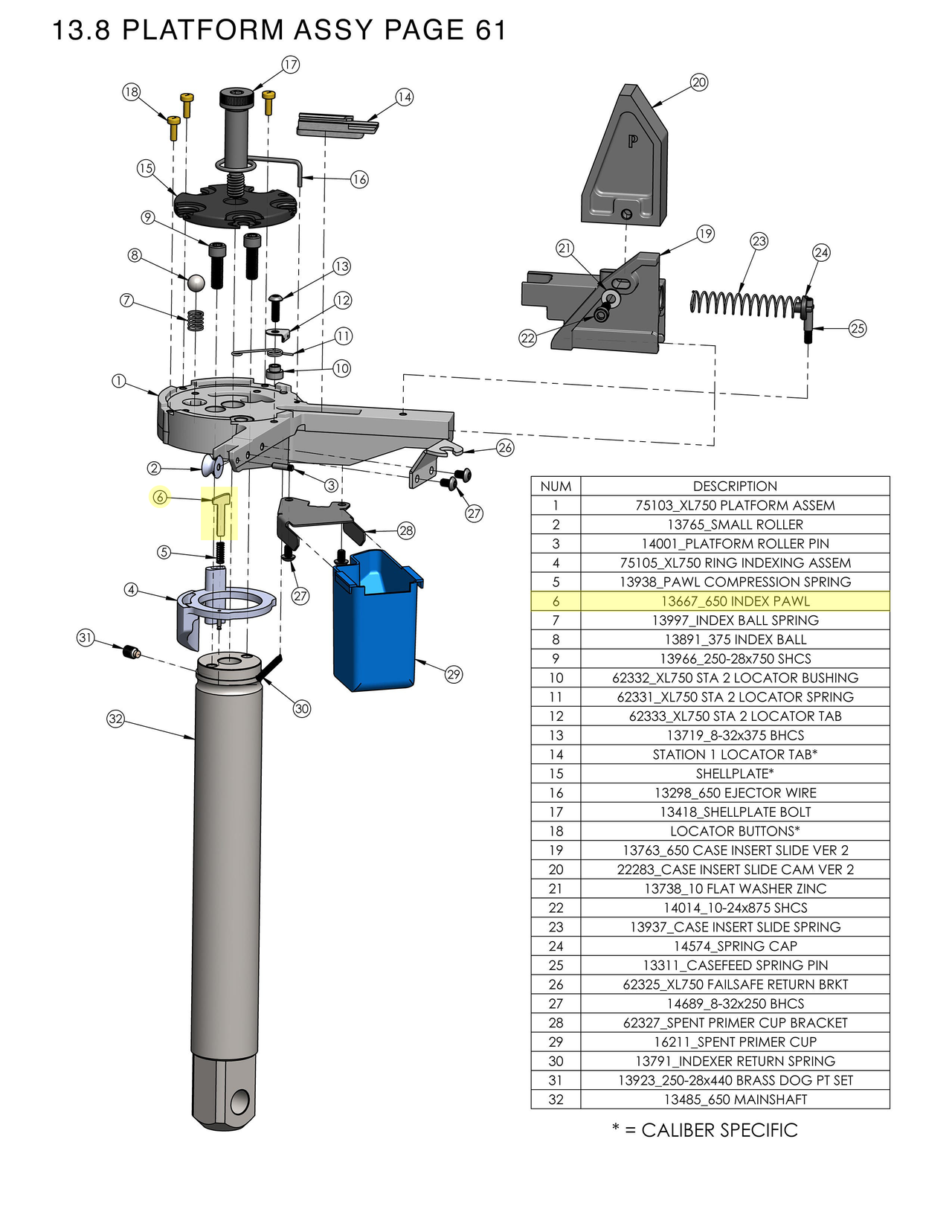 Dillon XL650 XL750 Premium Shell Plate Bearing by Entirely Crimson | BSPS