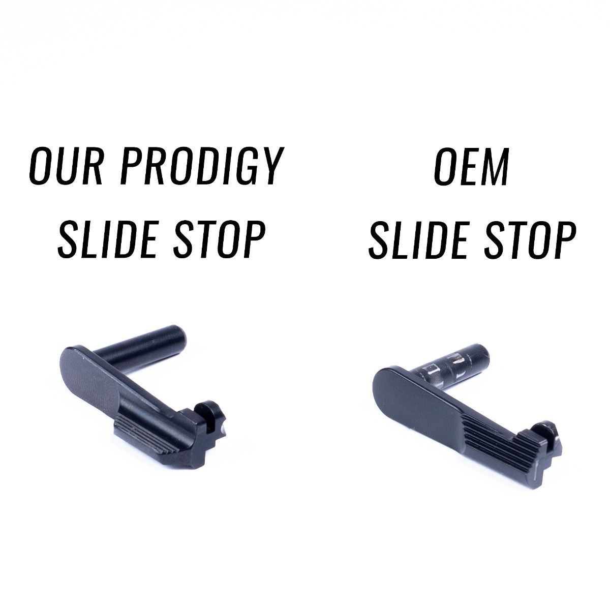 Springfield Armory Prodigy Coyote Tan Slide Stop by EGW | BSPS