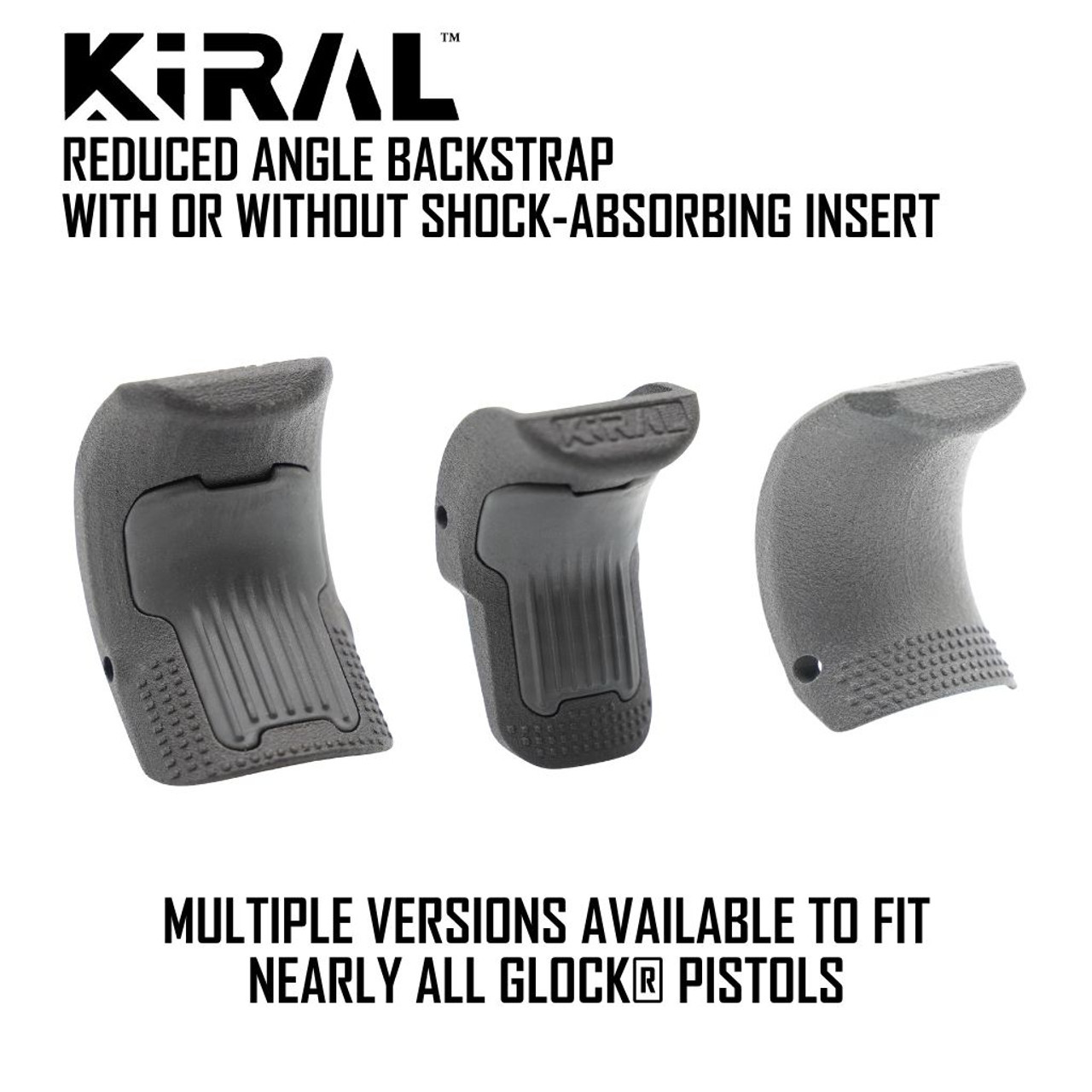 Kiral Reduced Angle Backstrap for Glock® Pistols | BSPS