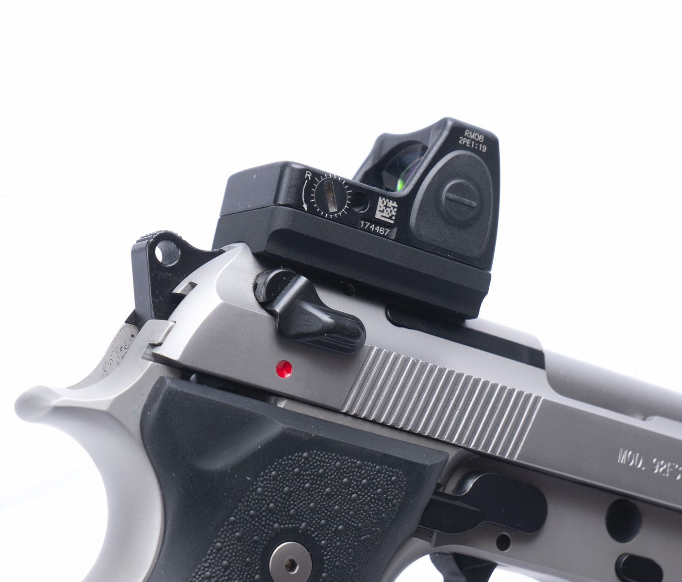 Beretta 92 Trijicon RMR / SRO, HOLOSUN 407C / 507C Red Dot Optic Mount ...