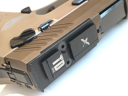 Sig P320 M17/M18/Legion/AXG Optic Adapter Plate w/ Dovetail for Aimpoint ACRO by Forward ...