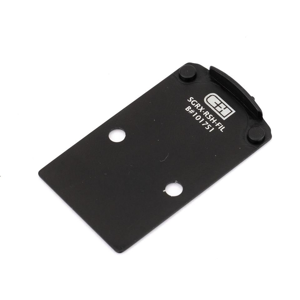 SHOP SIG P320 M17/X5 LEGION RED DOT OPTIC PLATES | BSPS