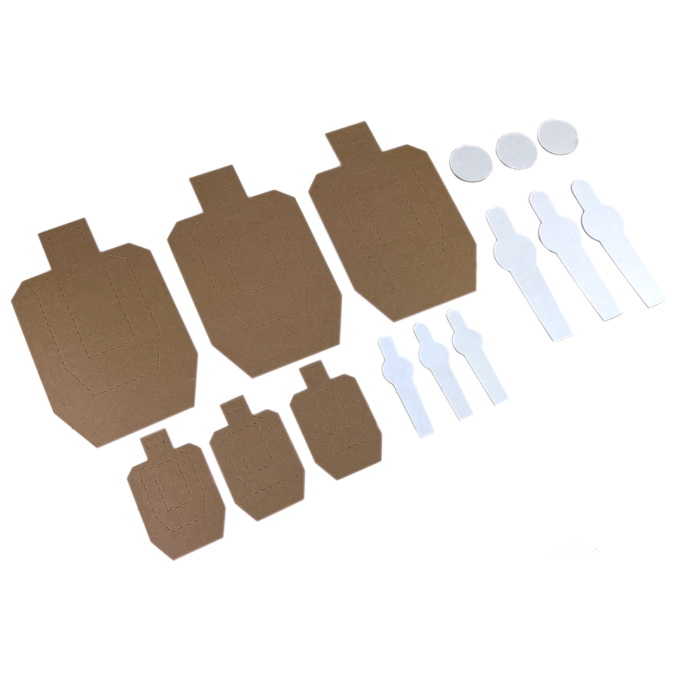 Reduced Scale Dryfire USPSA Style Target Kit | BSPS