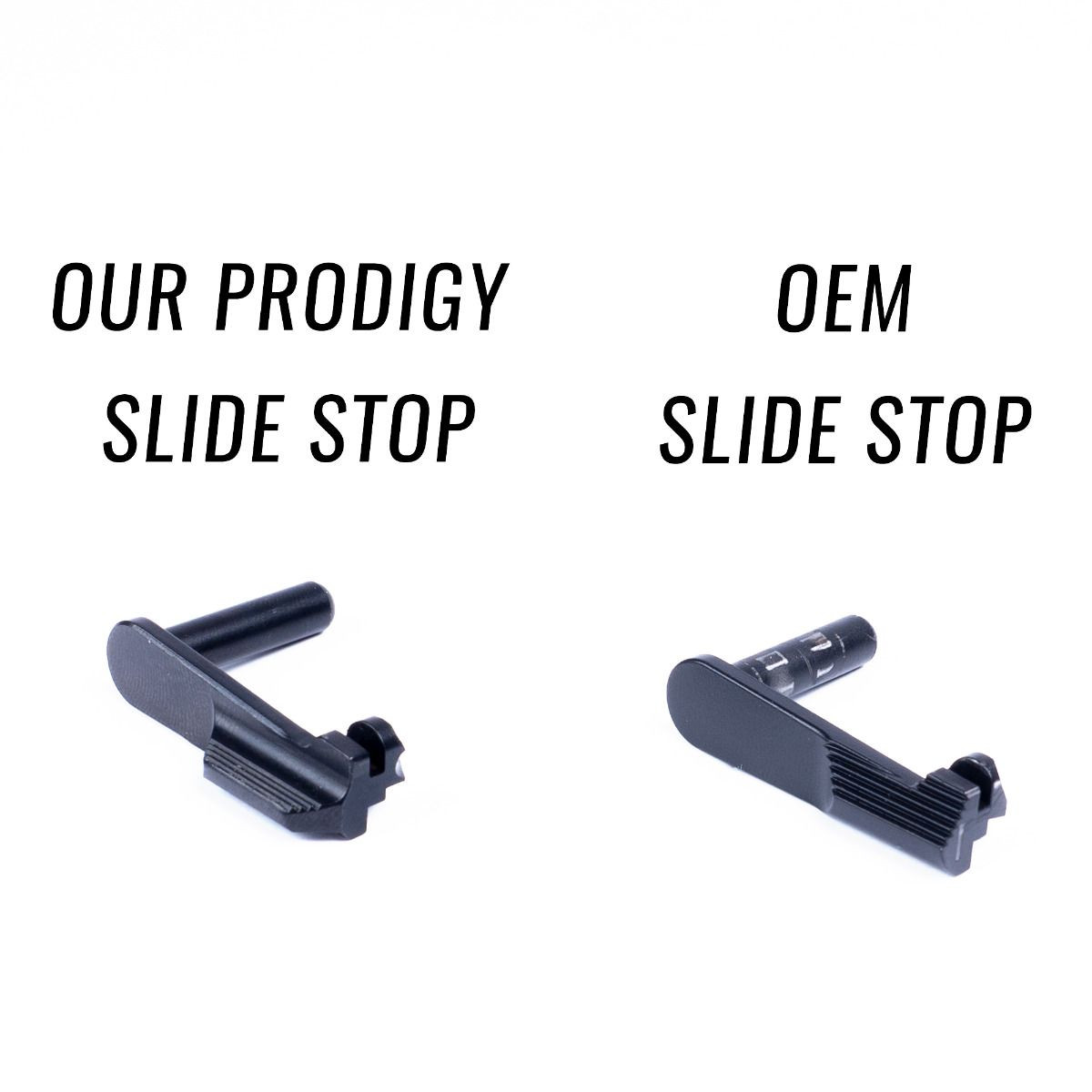 Springfield Armory Prodigy Coyote Tan Slide Stop by EGW | BSPS