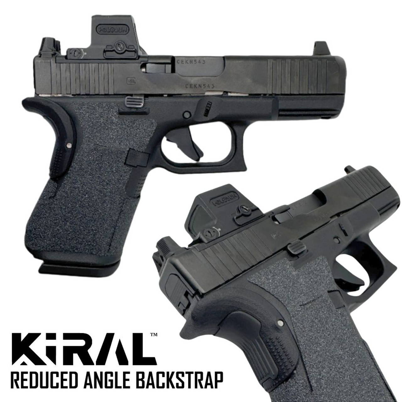 Kiral Reduced Angle Backstrap for Glock® Pistols | BSPS