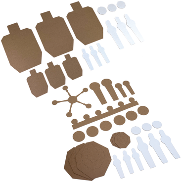 Reduced Scale Dryfire Target Kit USPSA, IPSC, and Steel Style Targets ...