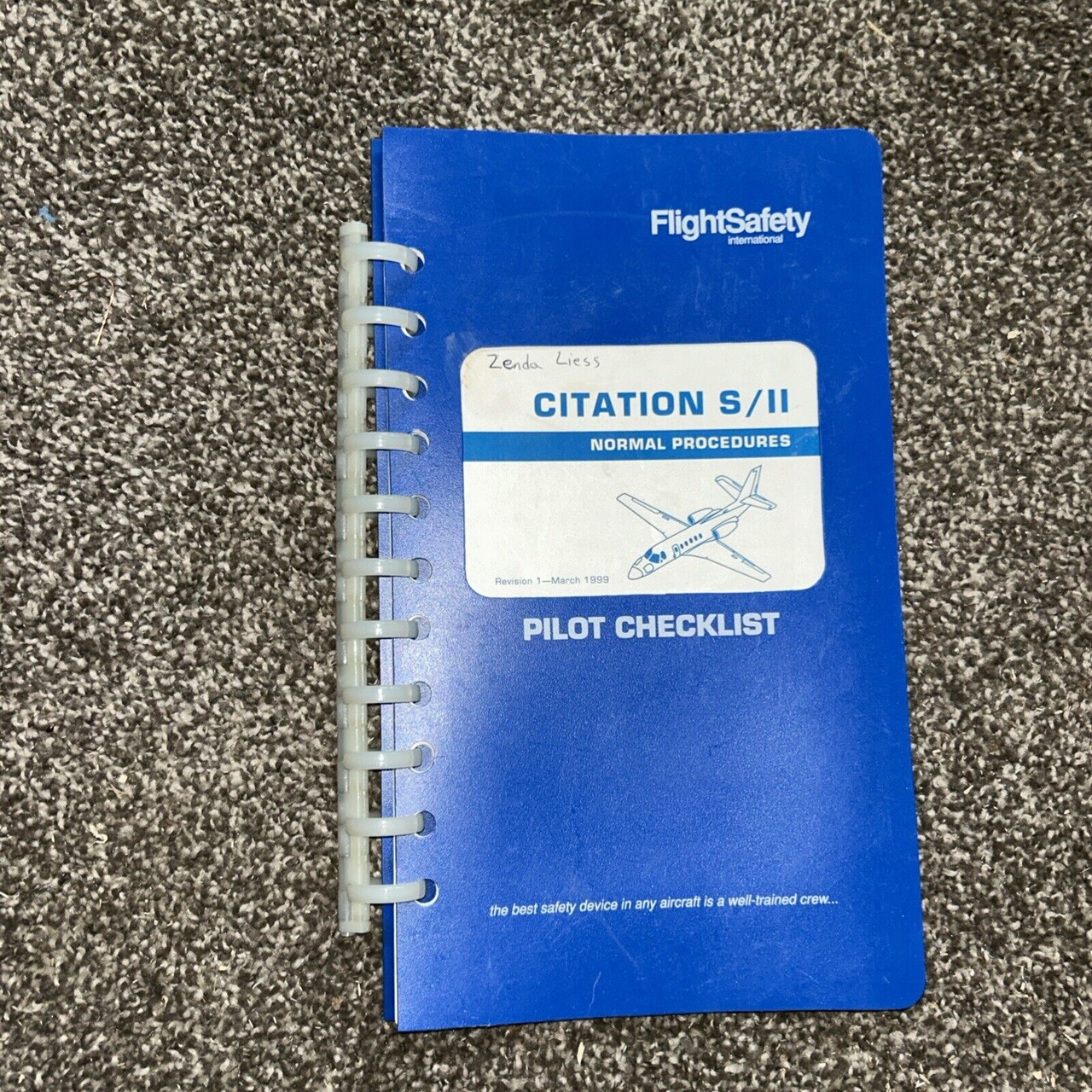 CITATION S/II NORMAL AND EMERGENCY/ABNORMAL Procedures Checklist ...