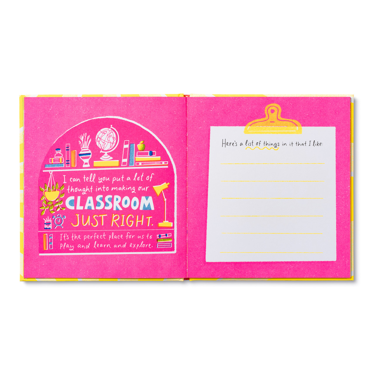 Teacher, I Made You a Book | Appreciation & Keepsake Book | Compendium