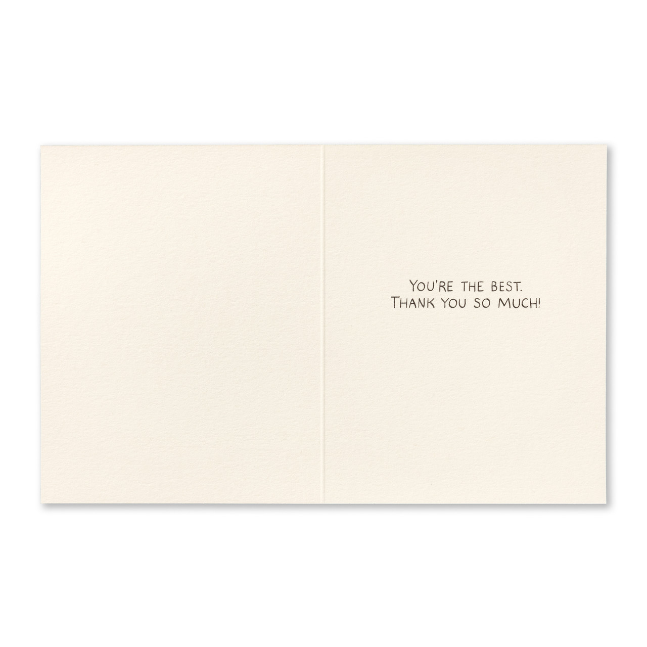 Love Muchly Greeting Cards - Thank You Card | Card Front: "Awwwww ...