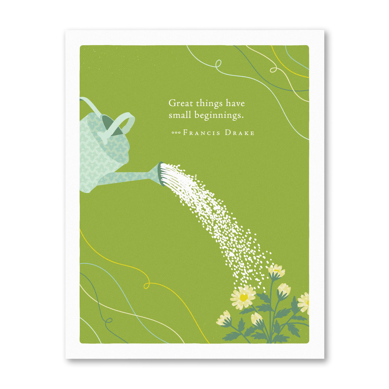 Positively Green Greeting Cards – Baby Shower Card | Card Front: “Great ...