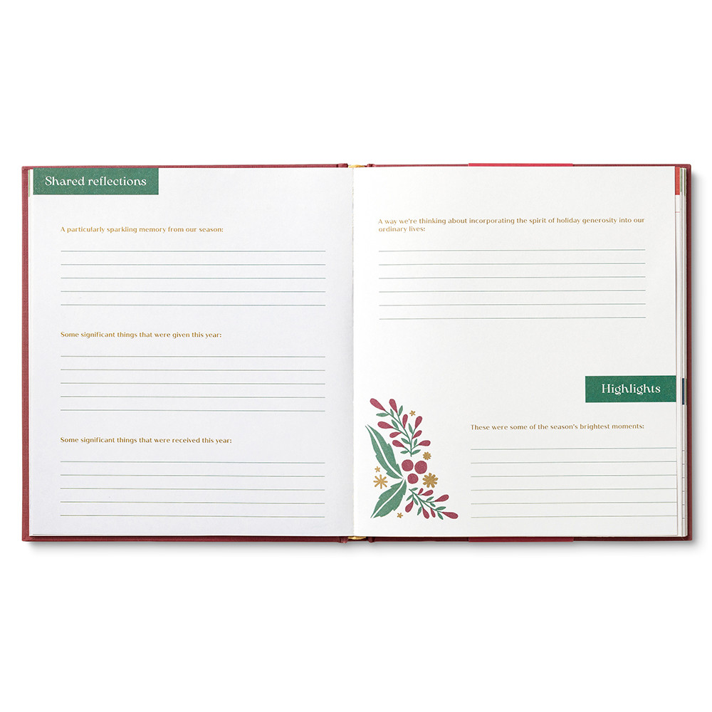 Our Holidays | Holiday Keepsake Book, Hardcover | Compendium