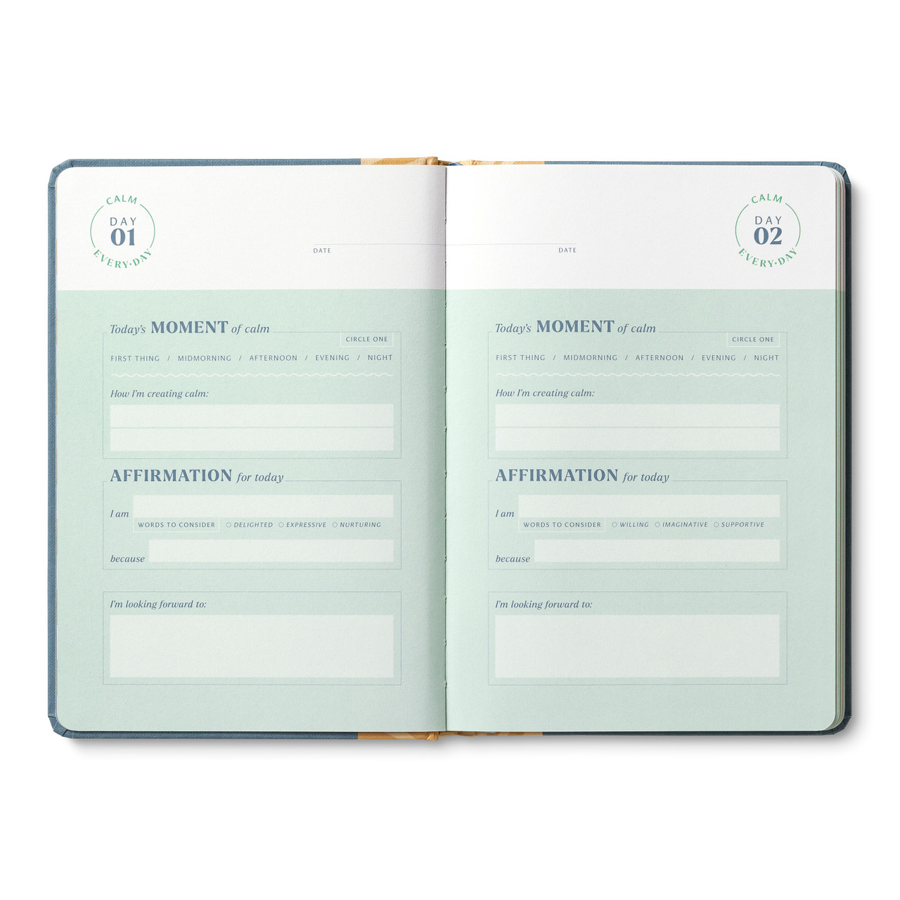 Calm Every Day | Guided Journal, Hardcover | Compendium