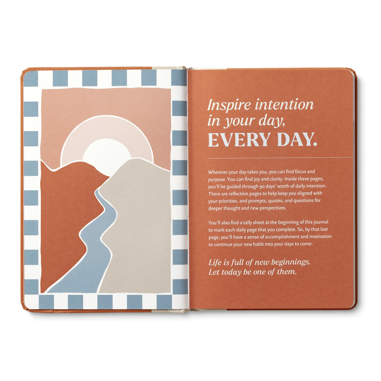 Intention Every Day | Guided Journal, Hardcover | Compendium