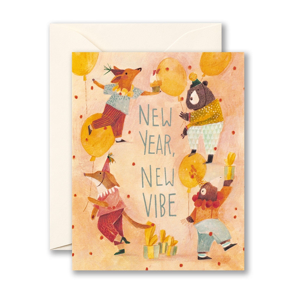 Love Muchly Greeting Cards – Birthday Card | Card Front: "New year, new ...