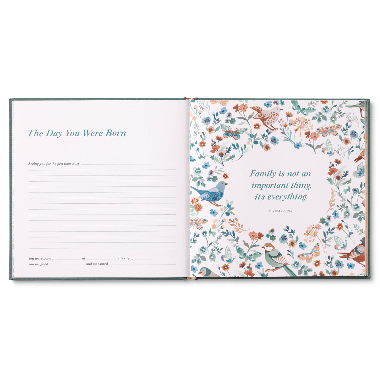 Welcome, Baby | Keepsake Baby Book, Hardcover | Compendium
