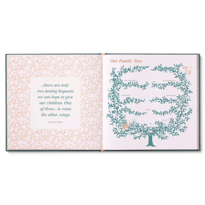 Welcome, Baby | Keepsake Baby Book, Hardcover | Compendium