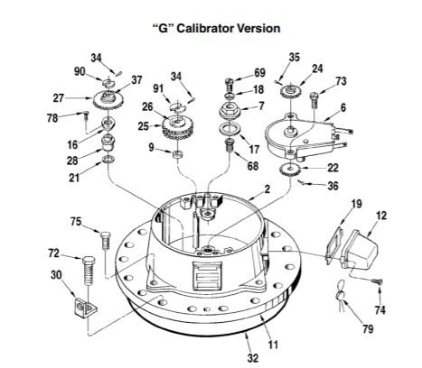 T203 - TechnipFMC T-20 3" METER EXPLODED VIEW PARTS LIST