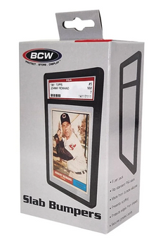 BCW Black Graded Card (PSA) Slab Bumper 6ct Box - The Baseball Card ...