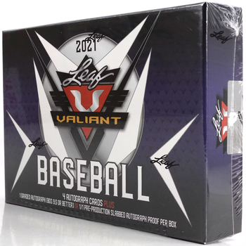 2021 Leaf Valiant Baseball Hobby Box - The Baseball Card King, Inc.