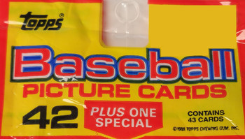 1988 Topps Baseball Rack Pack - The Baseball Card King, Inc.