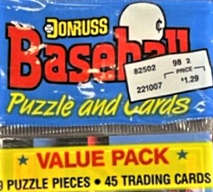 1988 Donruss Baseball Rack Pack - The Baseball Card King, Inc.